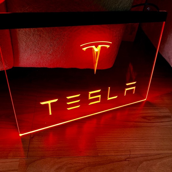 Other | Tesla Led Neon Light Sign 8x12 | Poshmark